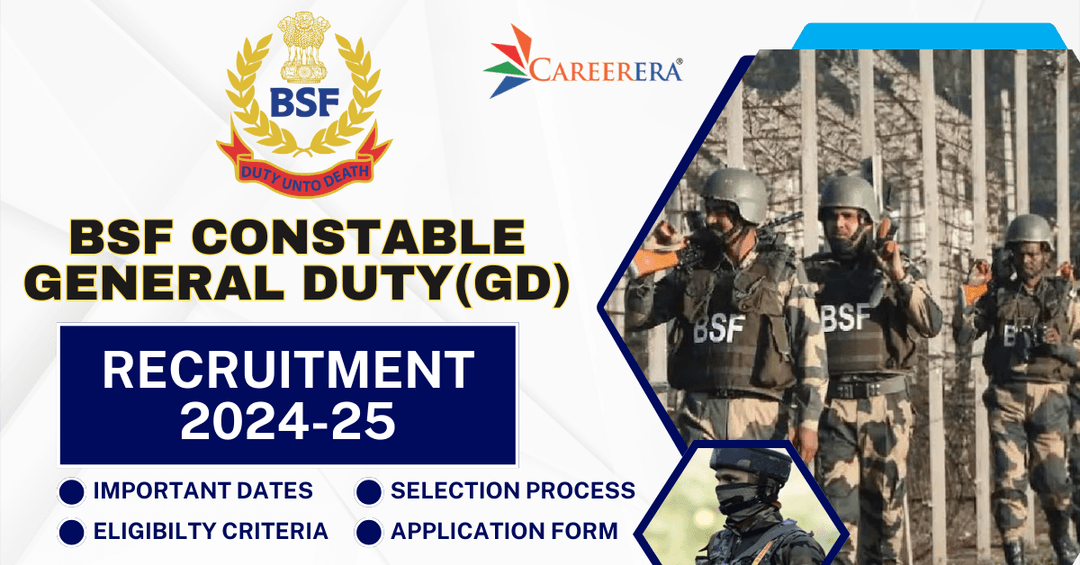 BSF Constable General Duty Recruitment 2026 Application Form