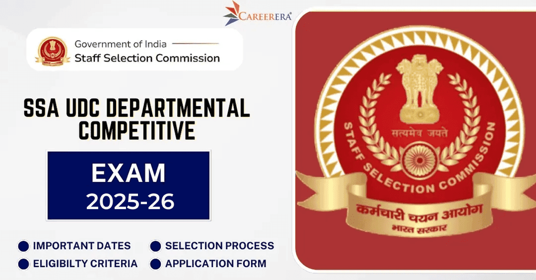SSC SSA UDC Departmental Competitive Exam 2025-26 Notification